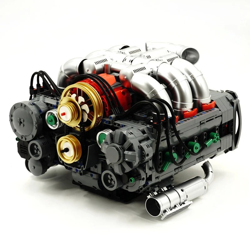 Motorised Flat 6 Engine 2374pcs – INFBLOCKS