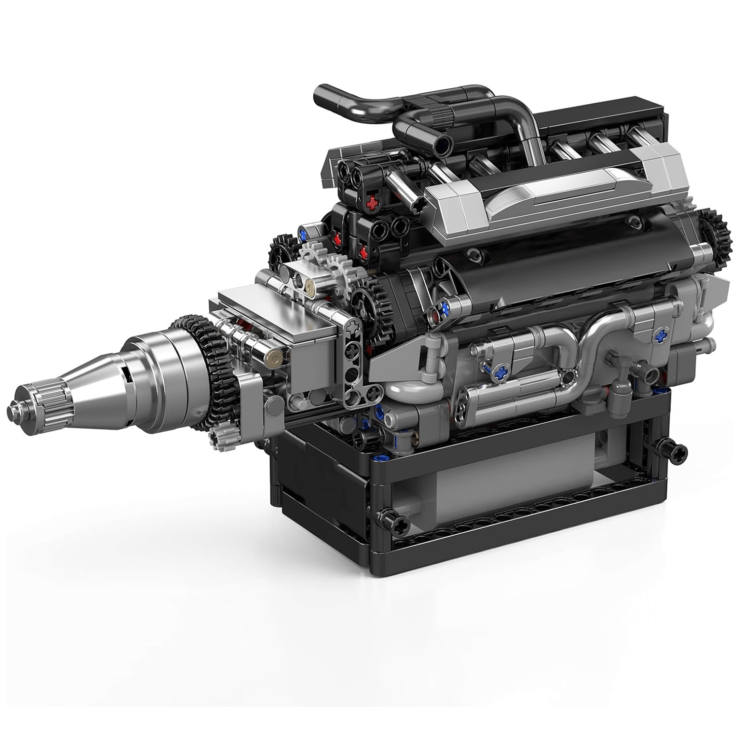 Motorised British Luxury V12 Engine 732pcs – INFBLOCKS